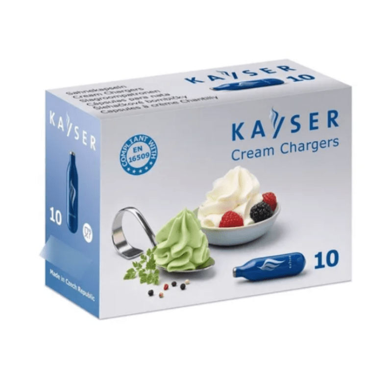 Capsulas Kayser Para Cremeras Caja X 10 Unidades – Gastromercadoweb